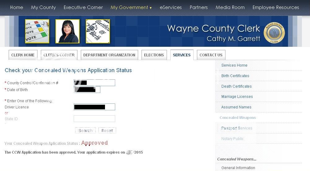 Michigan (Wayne County) CPL Temporary License/Appeal | Springfield XD Forum